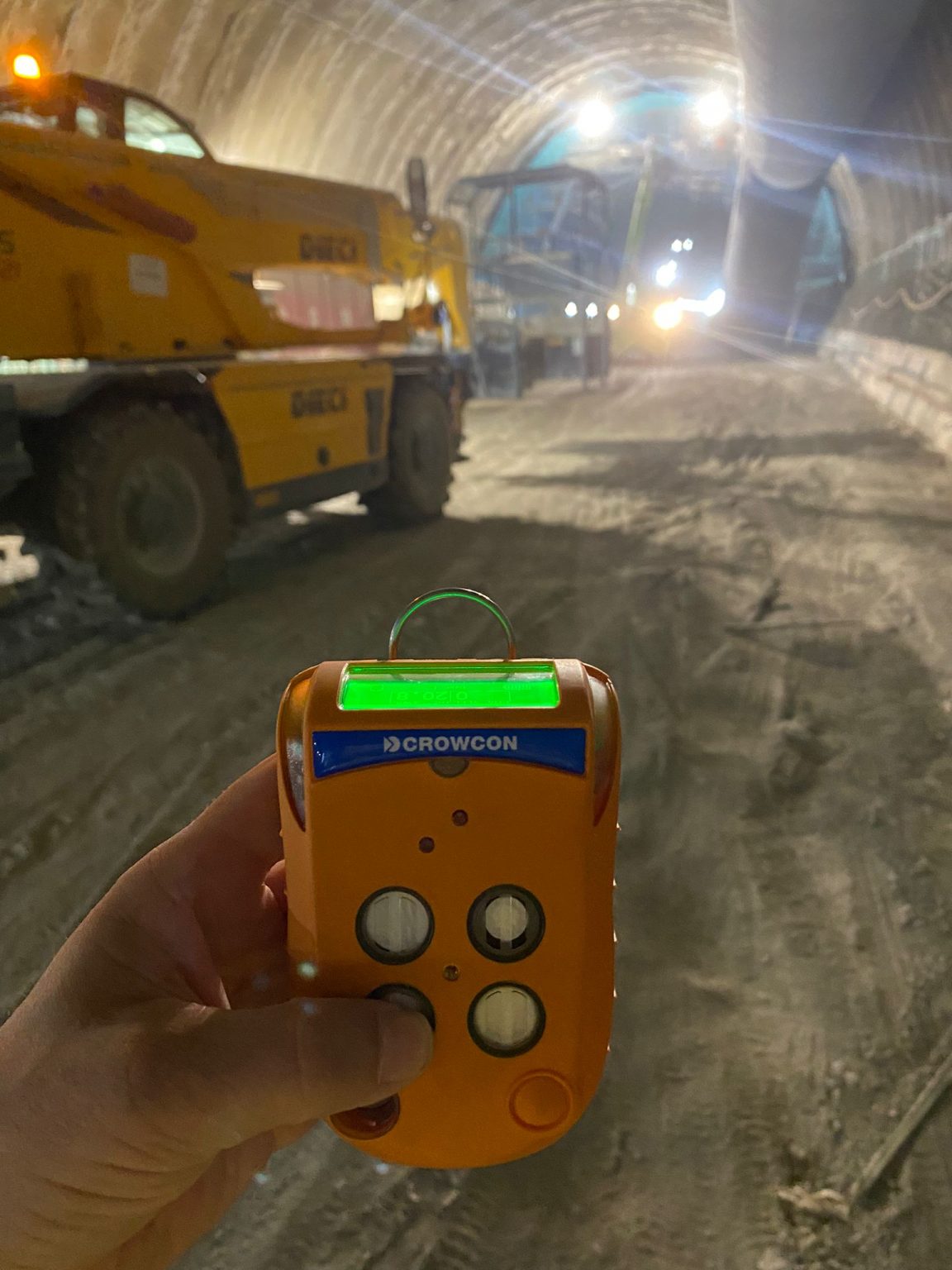 Gas detection during tunnel construction | Sensitron